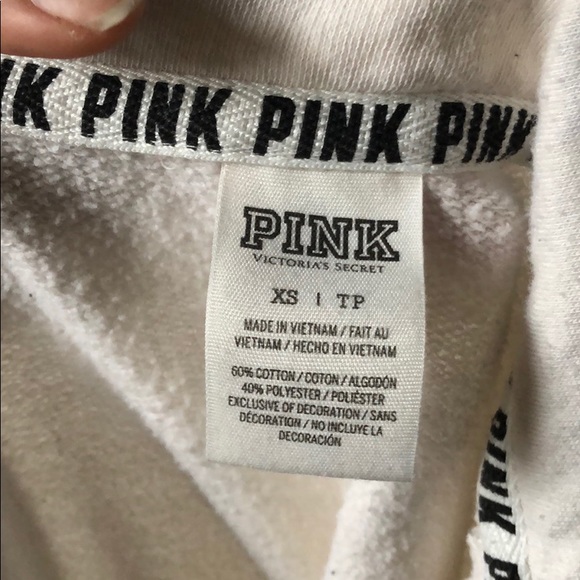 PINK Victoria's Secret | Tops | Vs Pink Colorblock Quarter Zip | Poshmark